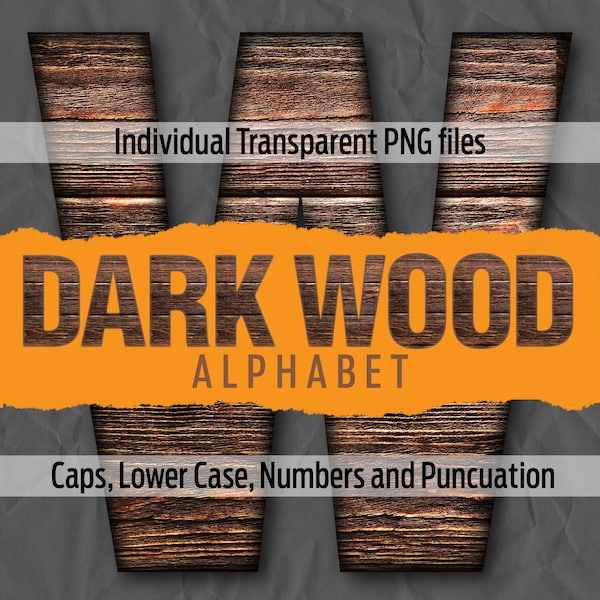 Wood Alphabet - Etsy