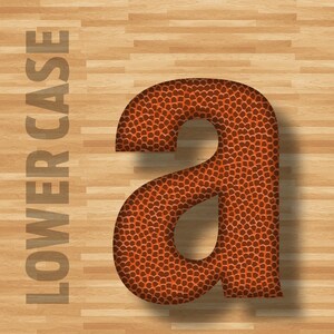 BASKETBALL Alphabet 29: Printable Transparent Png Files Clip Art Cut ...