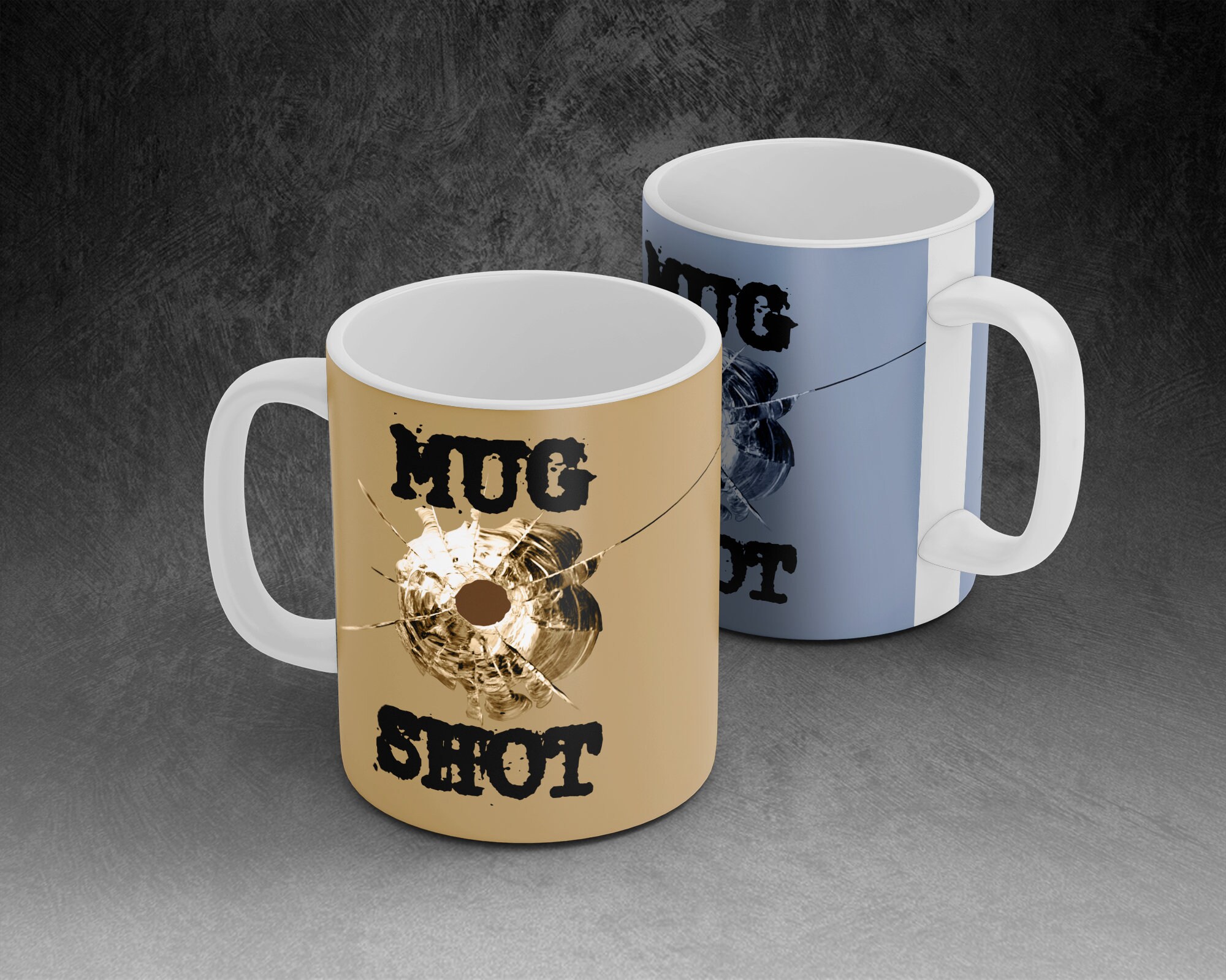 MUG SHOT: Printable Mug Wrap Sublimation Design #52. for Printing on ...