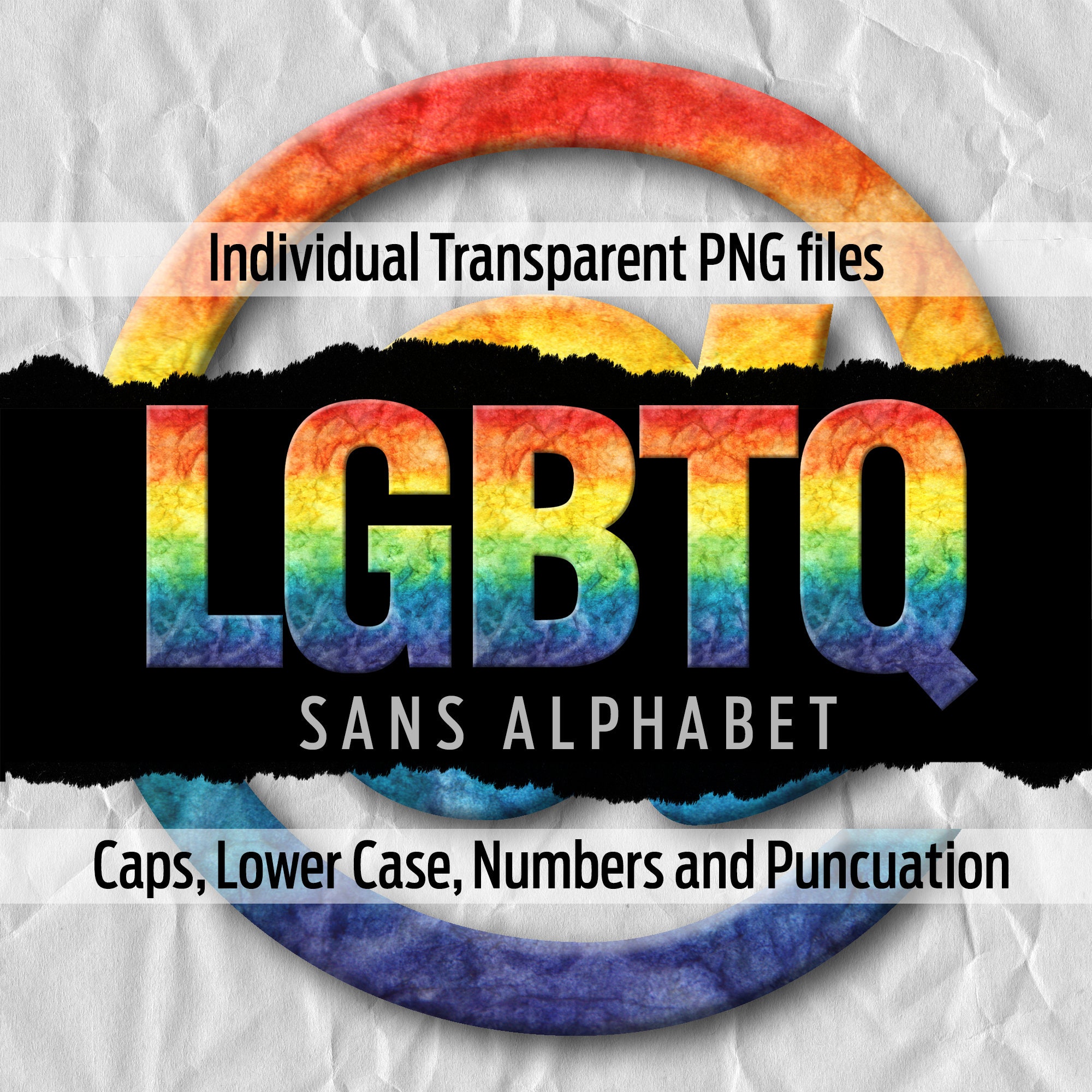 LGBTQ Sans Alphabet #104: Printable Transparent Png Files - Clip Art ...