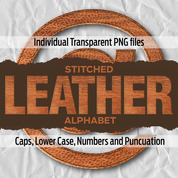 Leather Alphabet Stencils - Etsy