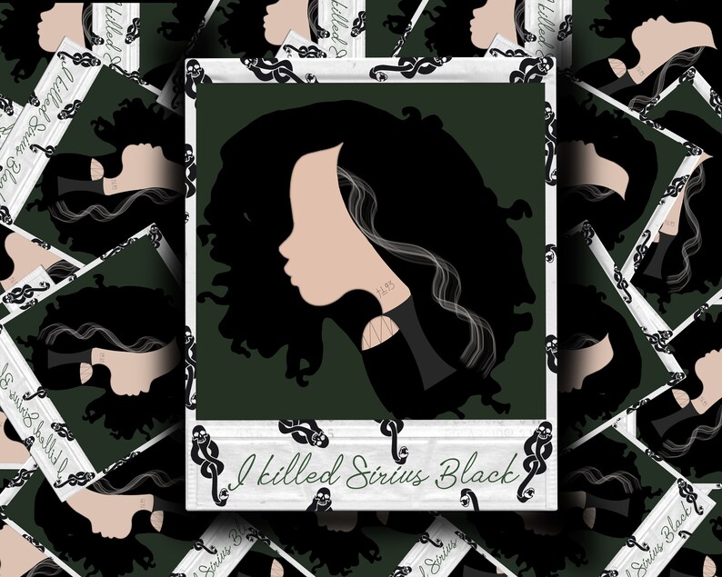 Individual Die Cut Harry Potter Female Polaroid Stickers - Etsy