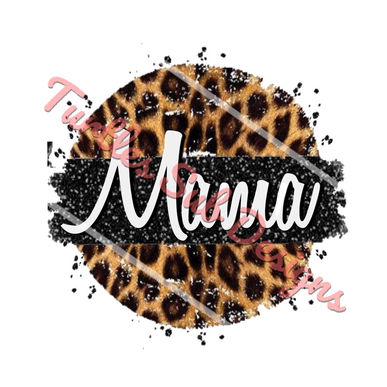 Mama Cheetah Print Circle Sublimation - Etsy