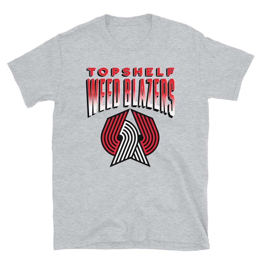 TOP SHELF WEED Blazers Shirt, Weed Parody Logo, Meme Shirt, Stoner ...
