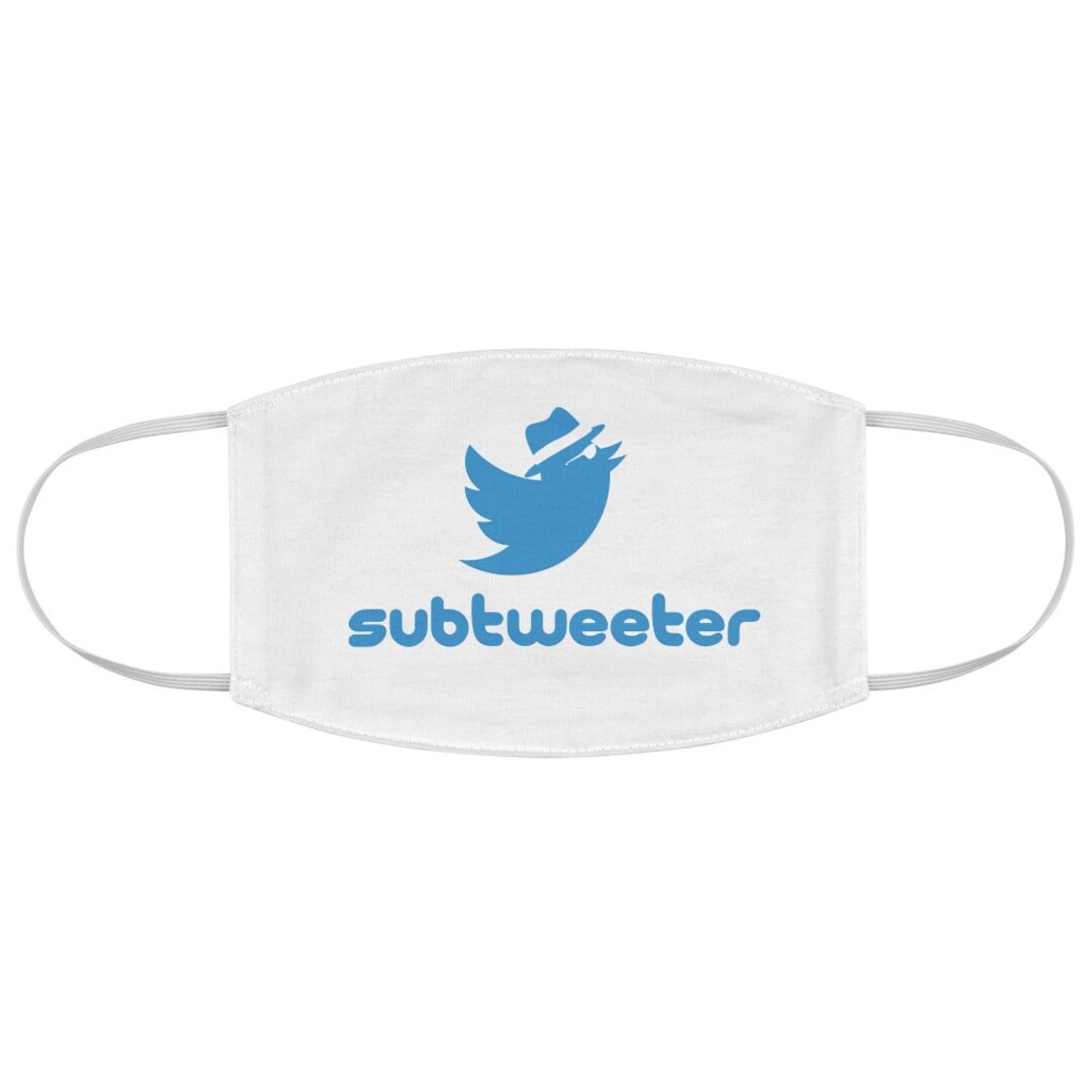 SUBTWEETER Face Mask Twitter Sub Tweet Meme Joke Instagram Funny ...