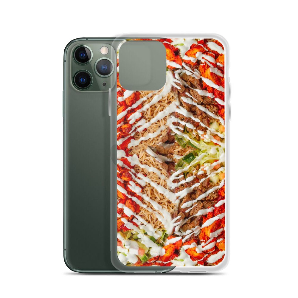 Combo Over Rice iPhone Case Halal Chicken Lamb Rice Salad White Hot ... Combo Over Rice iPhone Case Halal Chicken Lamb Rice Salad White Hot ...