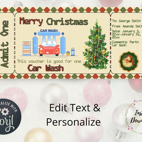 Car Detailing Voucher - Etsy