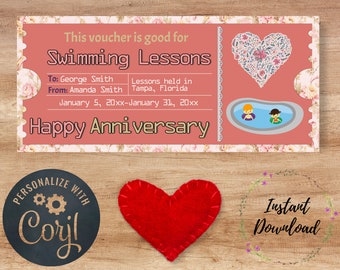 Voucher Swimming Pool - Etsy