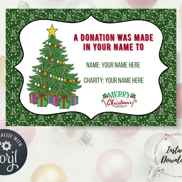 Donation Card - Etsy