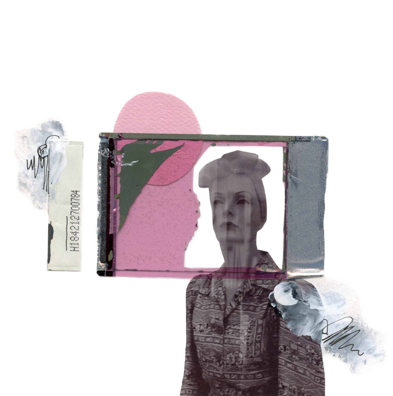 I AM REAL | 6x6 Giclee Art Print of Handmade Collage, Deconstructed ...