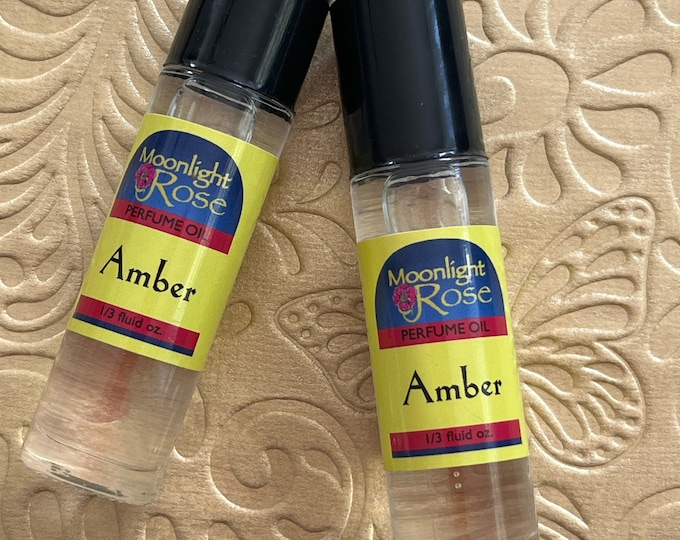 Amber Roll on Perfume Oil Amber Perfume Oil Fragrance Roll On Perfume ...