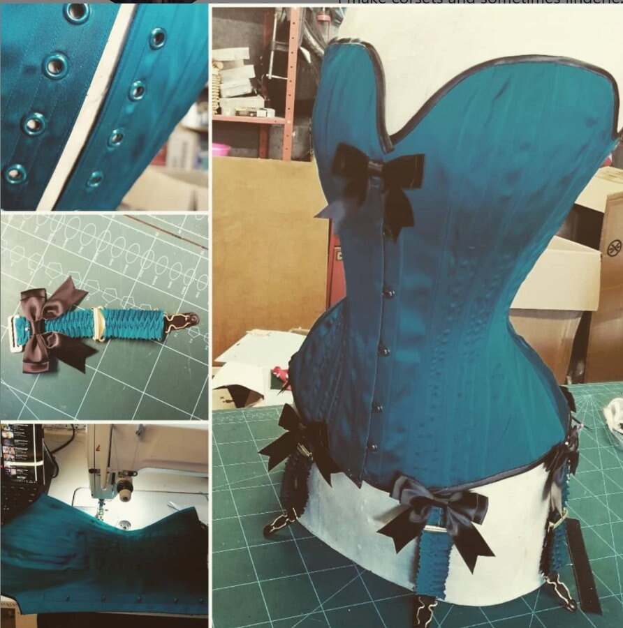 Sweetheart 7 Panel Overbust Corset Pattern by Waisted - Etsy