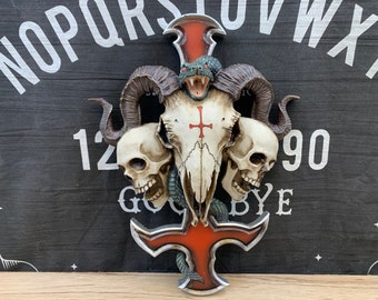 Devil Plaque - Etsy