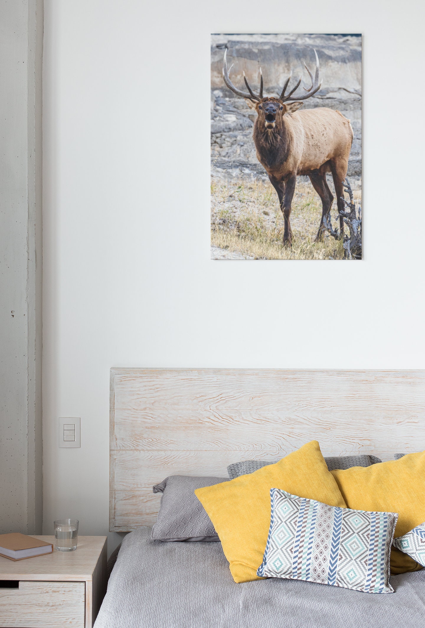 Screaming' bugling Elk Print - Etsy