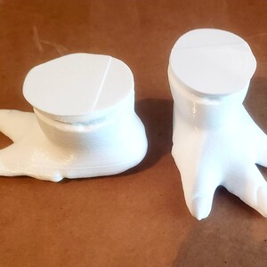 3D Printed Pair of baby Yoda Feet With 3 Toes no Rear Toe - Etsy