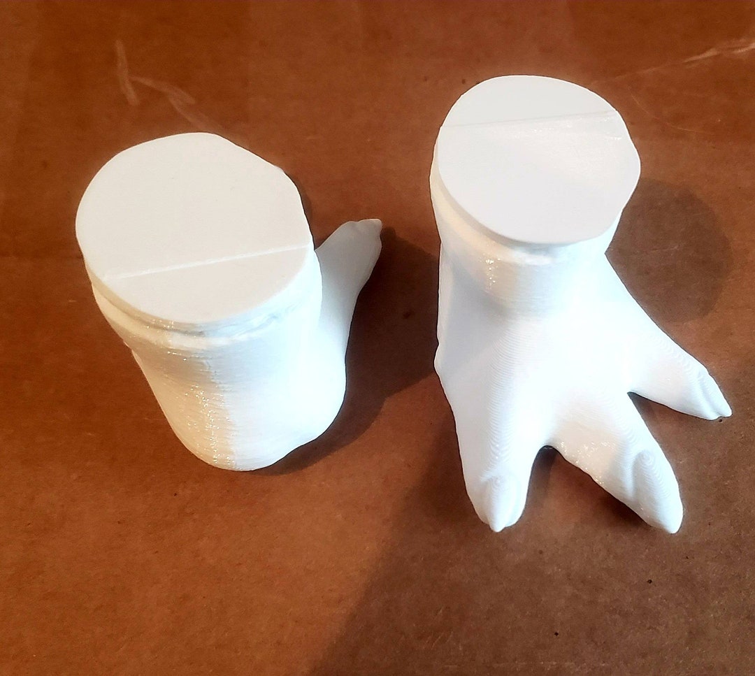 3D Printed Pair of baby Yoda Feet With 3 Toes no Rear Toe - Etsy