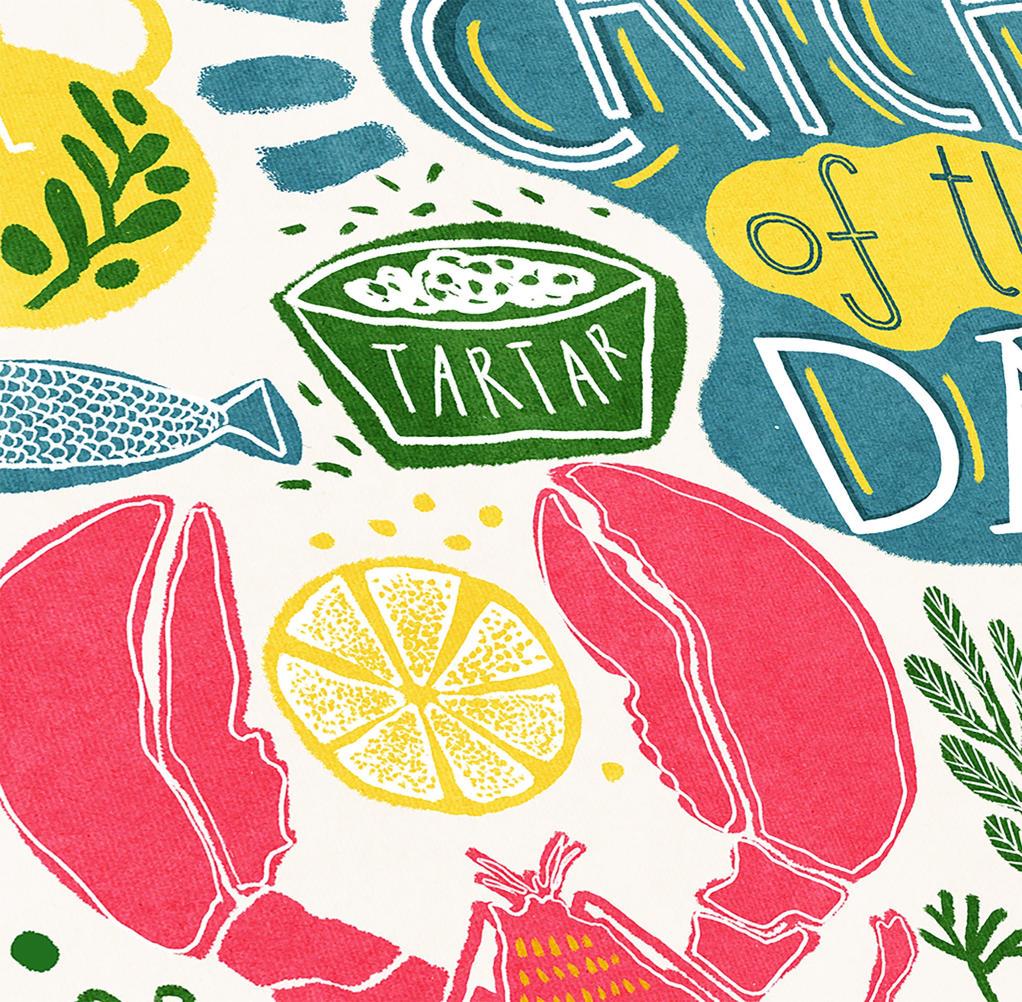 Sea Food Posters - Etsy UK