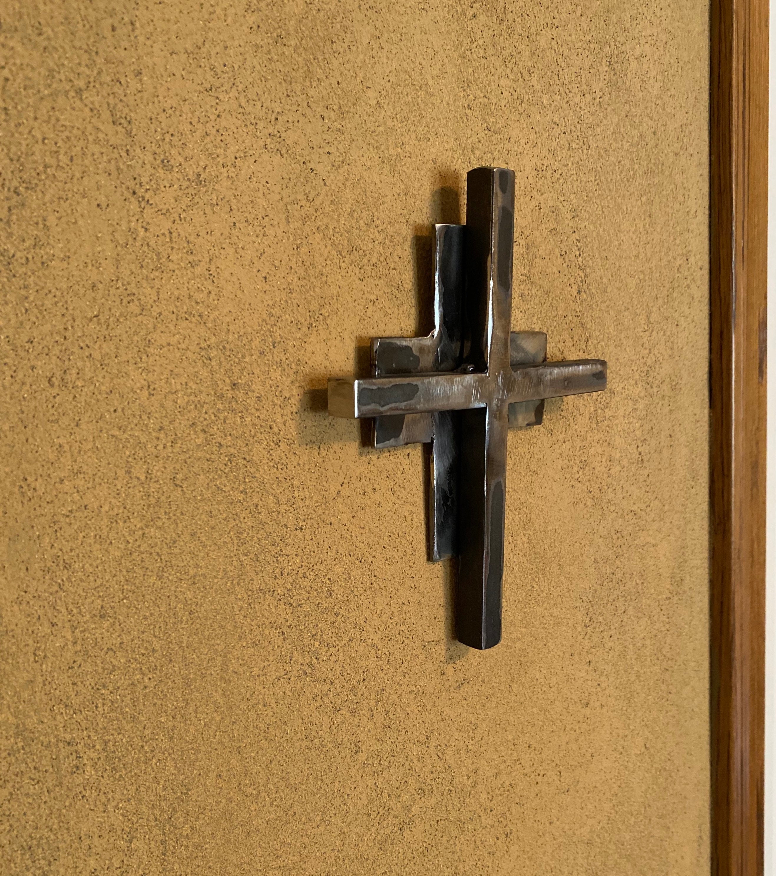 Handmade Steel Wall Cross - Etsy