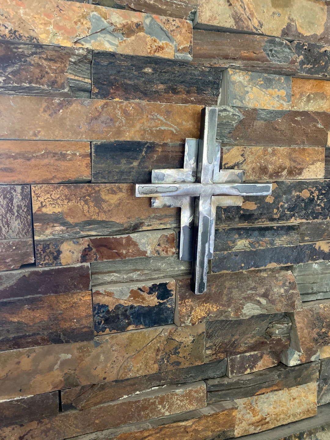Handmade Steel Wall Cross - Etsy