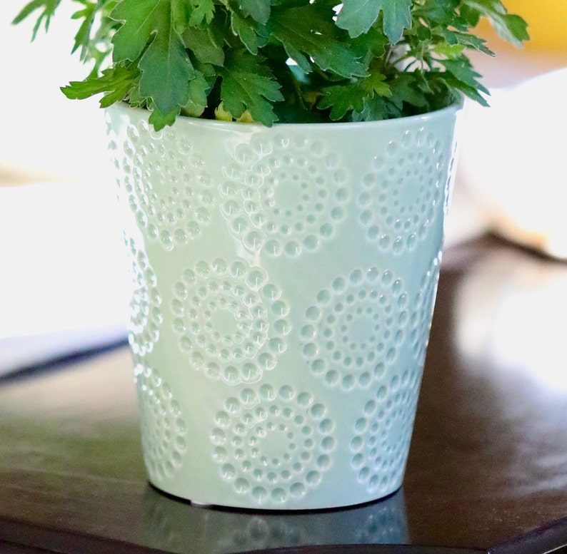 Ceramic Pot 5.5 Indoor Plant Ceramic Pot Ceramic Plater - Etsy