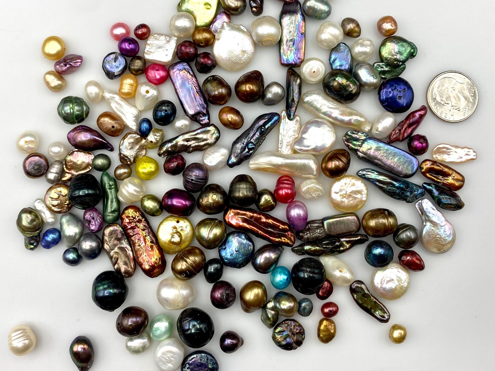 Assorted Loose Freshwater Pearls Mixed Freshwater Pearls | Etsy