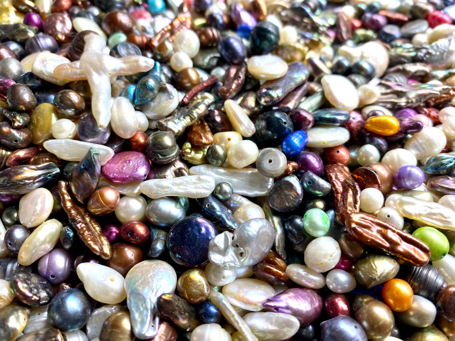 Assorted Loose Freshwater Pearls Mixed Freshwater Pearls | Etsy