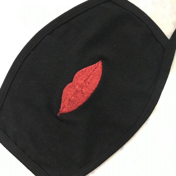 Embroidered Mask - Etsy