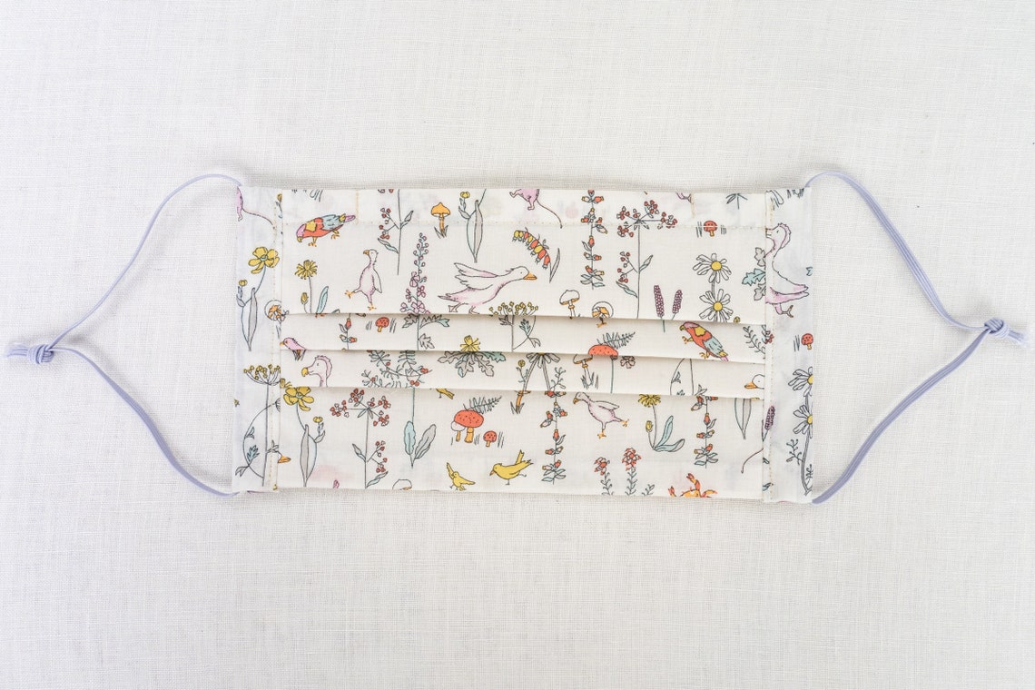 Liberty of London Face Mask / Adult Face Mask / Filter Pocket | Etsy