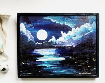 Night Sky Painting | Etsy