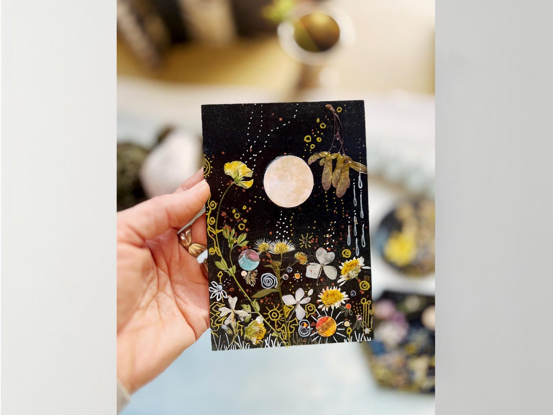 Magical Full Moon Art by Manda Marble - Framed and Ready to Add ...