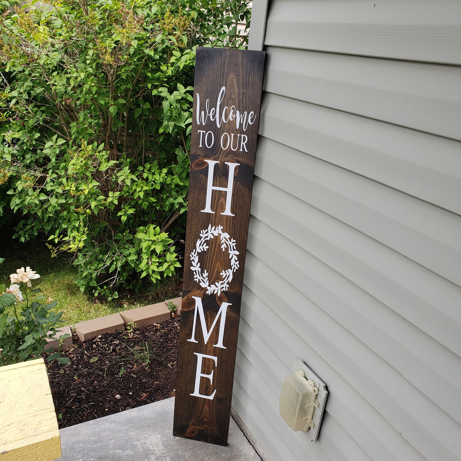 Welcome to Our Home Porch Sign/ Porch Sign / Home Sign/ Wood Decor ...
