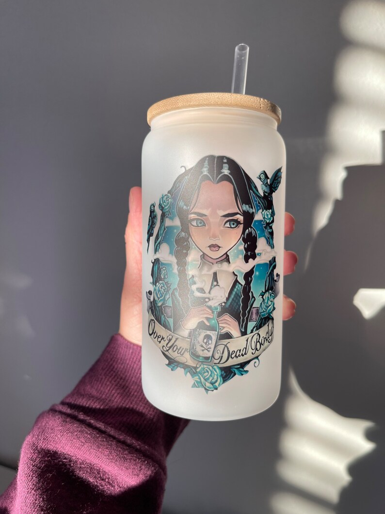Over Your Dead Body Wednesday Addams Cup Wednesday Cup With - Etsy