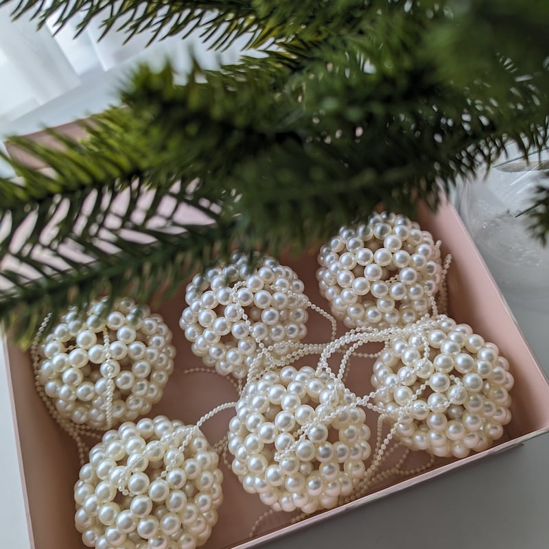 Pearl Ornament - Etsy