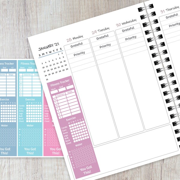 Fitness Planner Stickers - Etsy