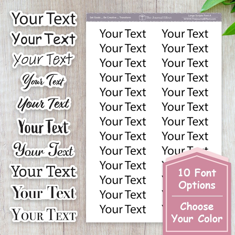 Large Custom Sticker - Etsy