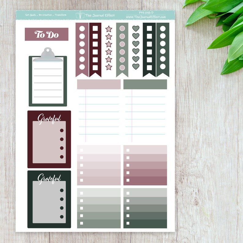 Functional Sticker Variety Pack, Label Planner Stickers, Stationery ...