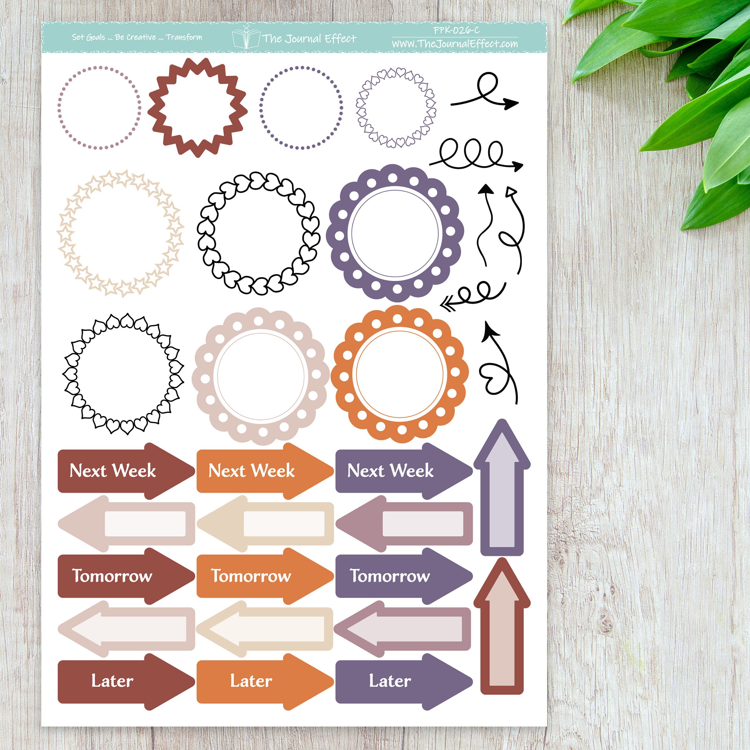Functional Sticker Variety Pack, Label Planner Stickers, Stationery ...