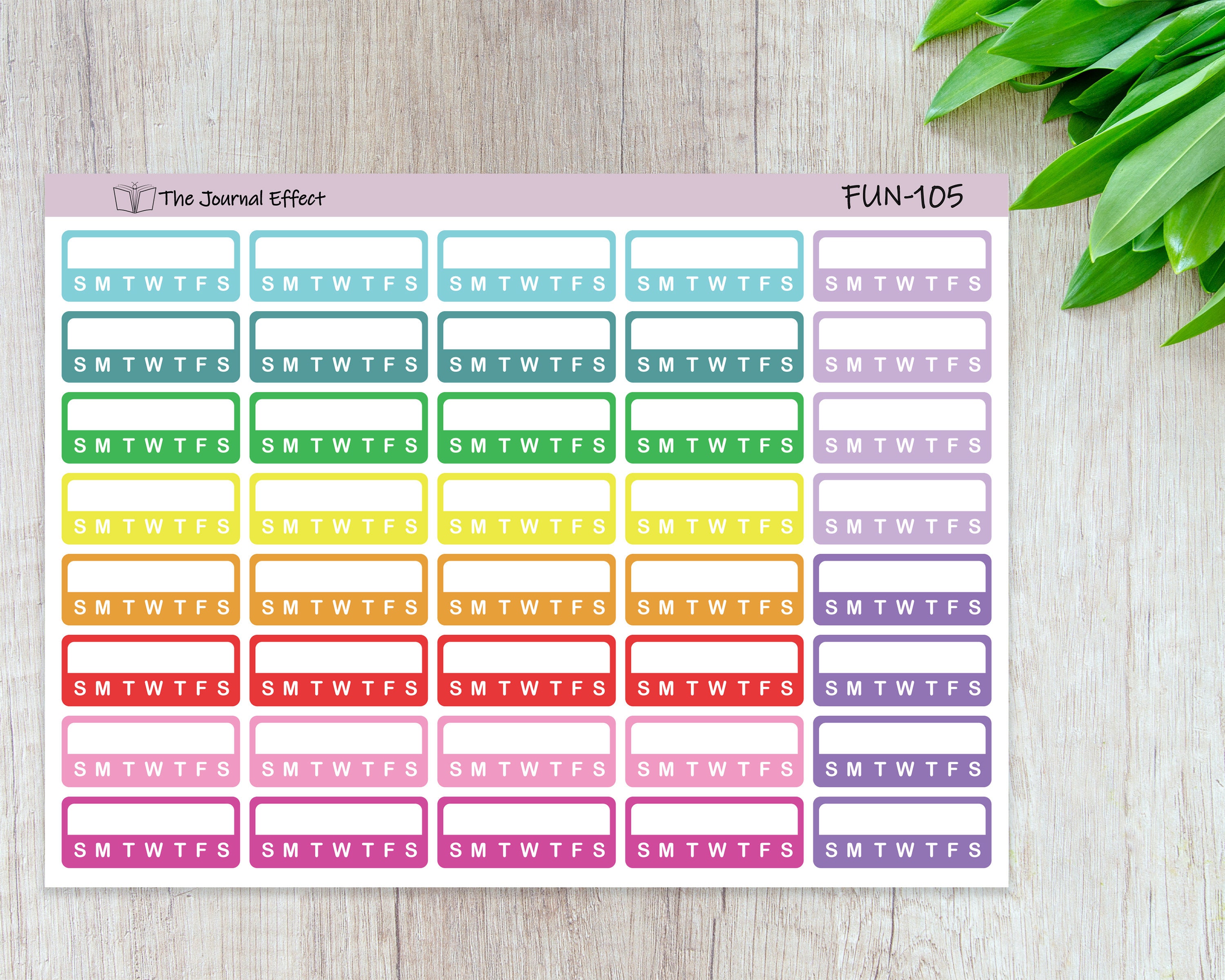 WEEKLY HABIT Tracker Functional Label Planner Stickers for - Etsy