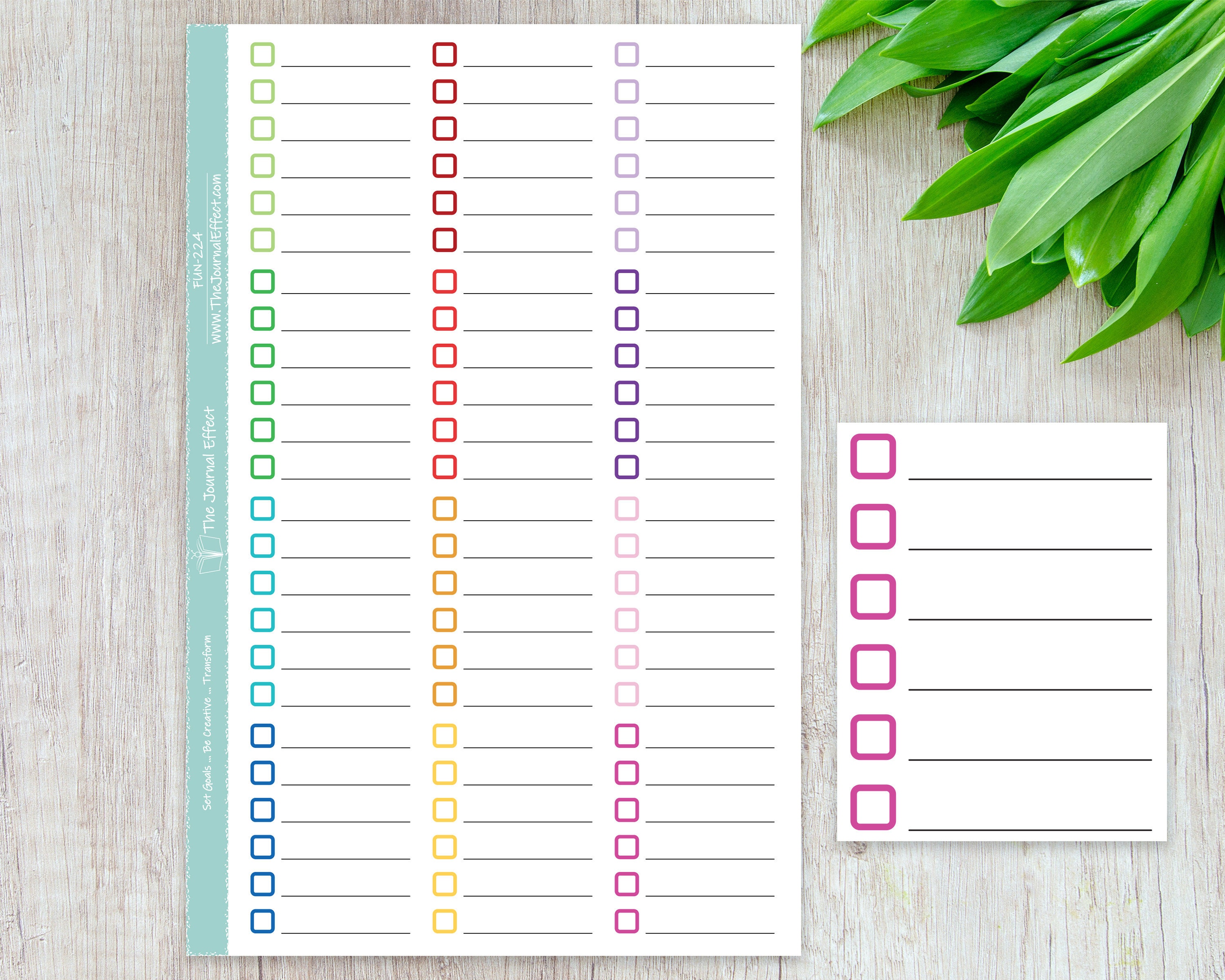 Full Box Square CHECK LIST Label Planner Stickers for Erin - Etsy