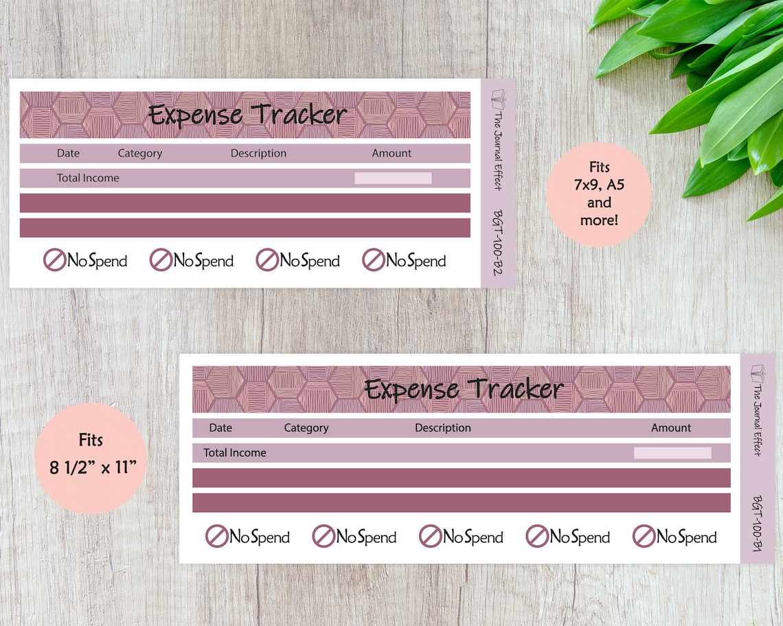 Hexagon Lines Budget Kit Budget Label Planner Stickers for - Etsy