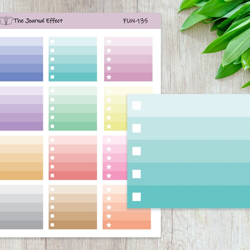 GRATITUDE Check Boxes Functional Label Planner Stickers for - Etsy