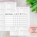 WEEKLY HABIT Tracker Table, Functional Label Planner Stickers for Erin ...