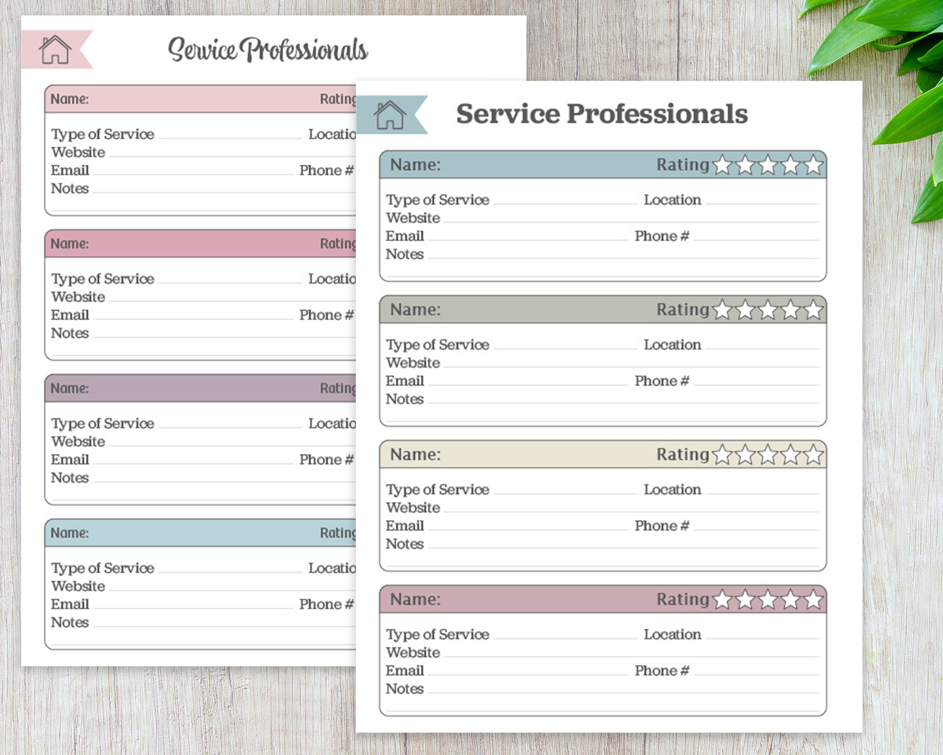 The Home Planner 7 x 9 | Etsy