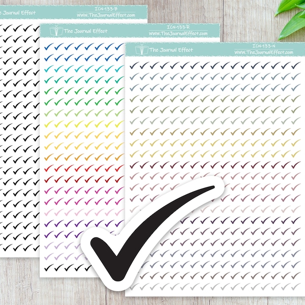 Check Mark Stickers - Etsy