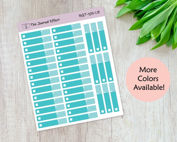 Full Color Coding Budget Label Planner Stickers for Erin | Etsy