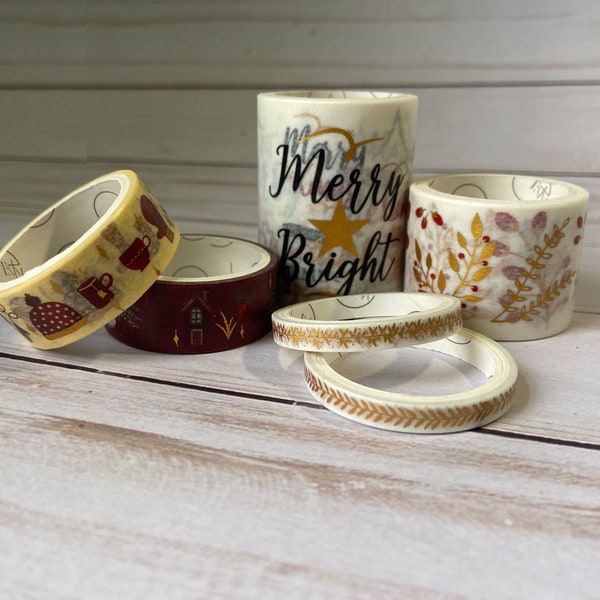 Christmas Washi Tape - Etsy