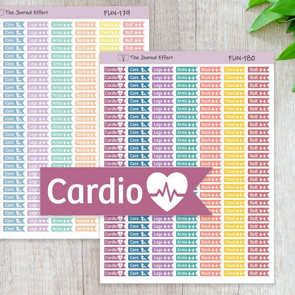 Fitness Stickers - Etsy