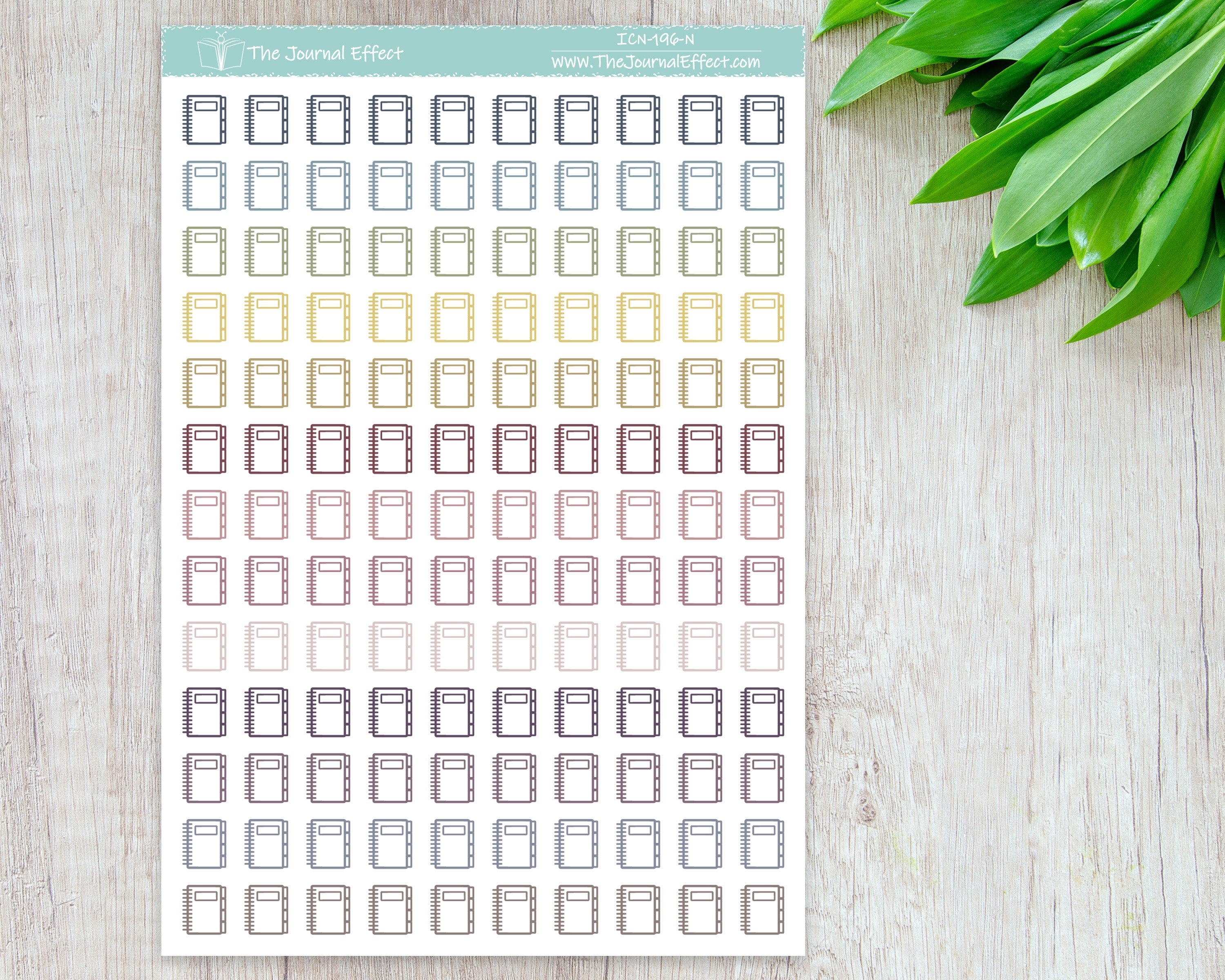PLANNER TIME Mini Icon Label Planner Stickers for Erin - Etsy