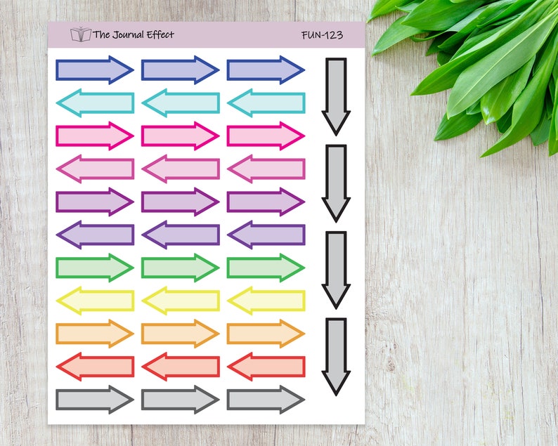 ARROW LABELS Functional Label Planner Stickers for Erin - Etsy