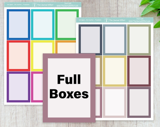 GRATITUDE Check Boxes Functional Label Planner Stickers for - Etsy